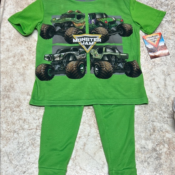 Monster Jam | Pajamas | Monster Jam Kids Pajama Set Green | Poshmark